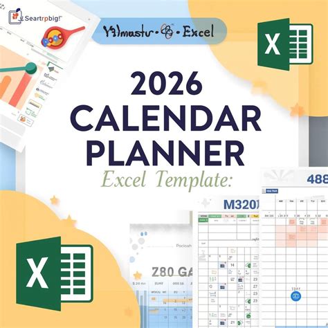 Plantilla De Excel Para El Calendario 2026 Planificador Y Organizador