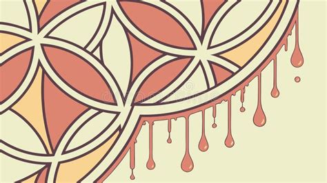 Geometric Circular Design Border Element Vector Design Generative Ai Stock Vector