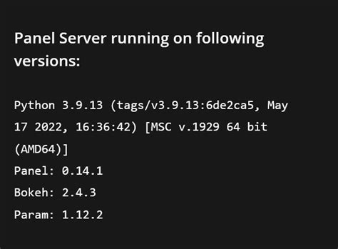 panel 0 14 0 breaks fast templates · issue 4080 · holoviz panel · github
