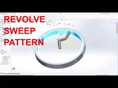 Solidworks Tutorial Sketch Revolve Sweep Solidworks