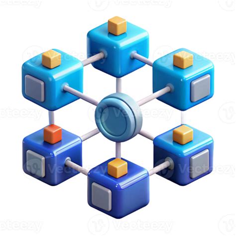 Beautiful Artistic Blockchain Technology Diagram Original 59138651 Png