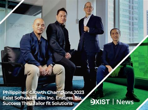 Philippines Growth Champions 2023 Exist Software Labs Inc Ensures Biz Success Thru Tailor Fit