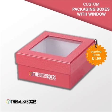 Custom Packaging Boxes With Window Custom Packaging Boxes