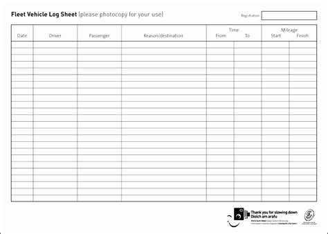 Free Log Book Template