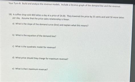Solved Quadratic Revenue Models When Demand Is A Linear