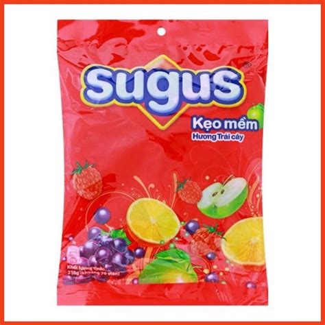 Sugus Fruit Flavored Soft Candy 210g Pack Shopee Malaysia