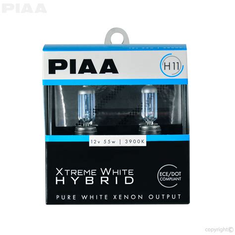 PIAA | H11 Xtreme White Hybrid Twin Pack Halogen Bulbs #23-10111