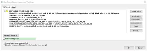 cc2642r built fail with example simple peripheral project in iar arm 8