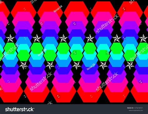 Stack Hexagon Rgb Stock Illustration 1273218721 Shutterstock