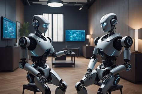 Generative Ai And Operational Serve Enable Two Ai Robots To Converse In