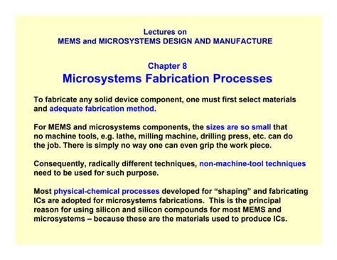Mems Module 4pdf