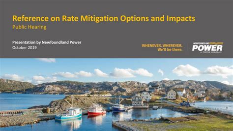 Ppt Reference On Rate Mitigation Options And Impacts Public Hearing