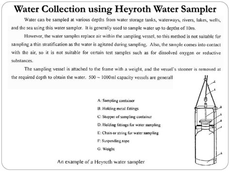 Water Sampling Methods And Tools Pptx