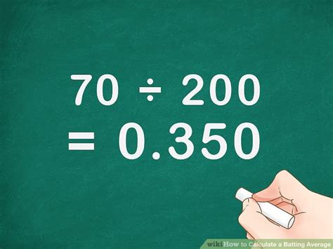 How To Calculate A Batting Average 7 Steps With Pictures
