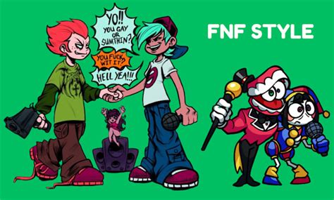 Make Your Character In Fnf Style Animated Fnf Sprite Fnf Mod Xml Background By Dannsig Fiverr