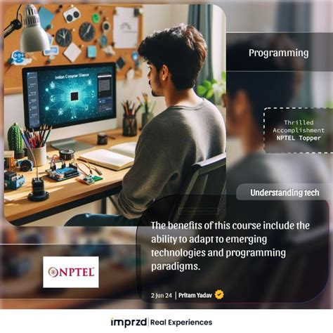 Pritam Yadav On Linkedin Nptel