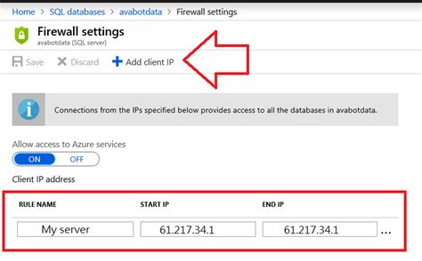 無法連上sql Server You Client Ip Address Does Not Have Access To The Server