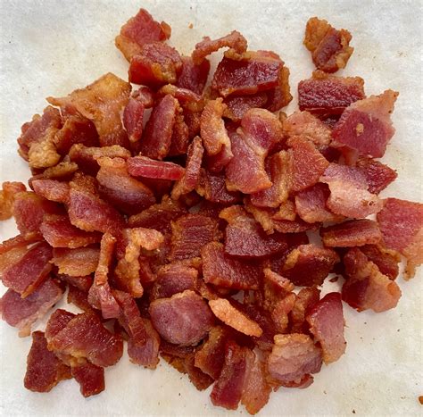 How To Do Perfectly Rendered Bacon Bits The Honey Im Hungry Blog