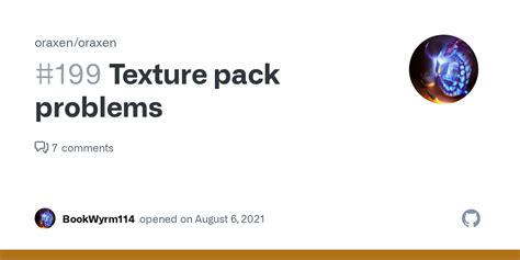 Texture Pack Problems · Issue 199 · Oraxenoraxen · Github
