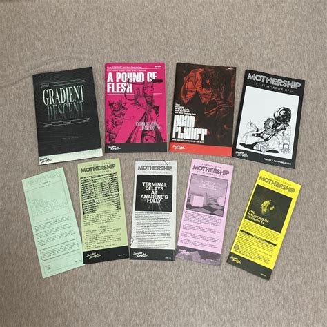 Mothership Sci Fi Horror Rpg Collection Hobbies And Toys Toys And Games On Carousell