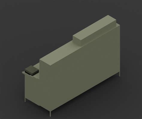 3d Model Ibm 7094 Replica Vintage 1960s Mainframe Computer Vr Ar Low Poly Cgtrader