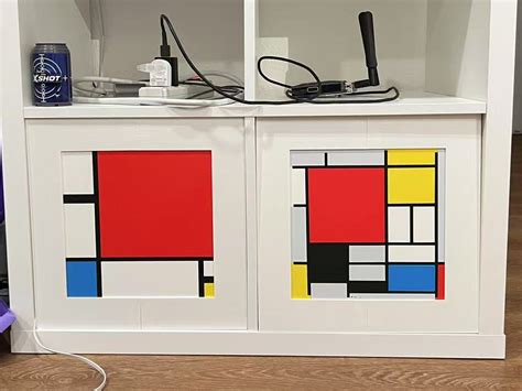 Kallax Mondrian Composition Remixed By Cyoseeyou Makerworld