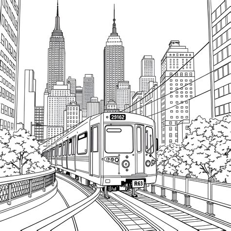 Best Metro Coloring Pages Free Printable Pdf