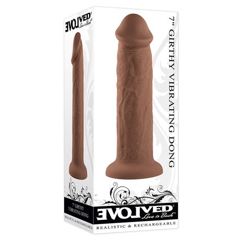 Evolved Girthy Rechargeable Vibrating 7 In Silicone Dildo Shop