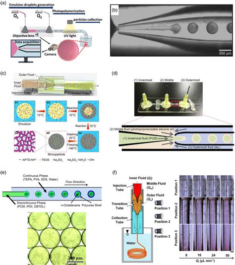 The Two Phase Droplet Microfluidic Emulsification Technique For The Download Scientific Diagram