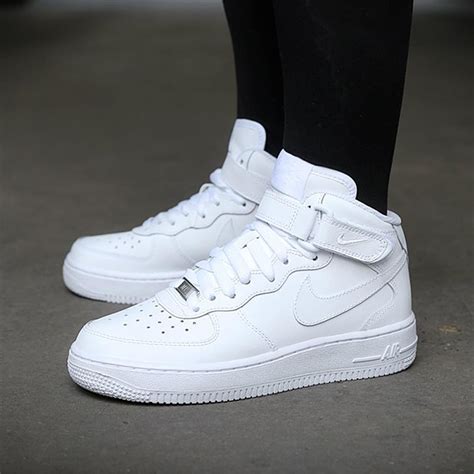 Nike Air Force 1 Mid Whote Nike White High Top Nike Jordan Shoes