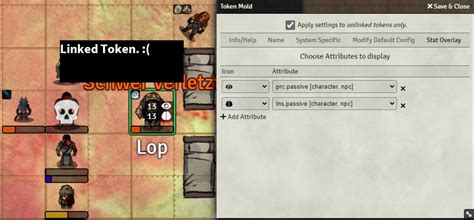 BUG Apply Settings To Unlinked Tokens Only Not Working For Stat Overlay Issue