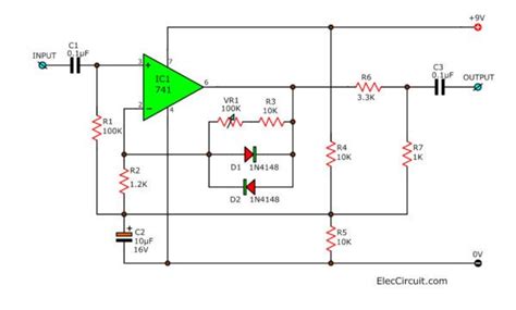 3 Circuits Of Guitar Fuzz Box And Fader Control Mạch điện Tử
