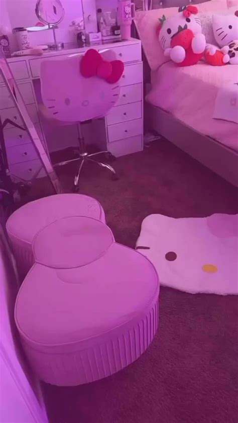 Dream Pink Hello Kitty Bedroom 🩷🩷 Hello Kitty Room Decor Hello Kitty