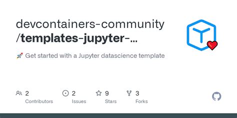 GitHub Devcontainers Community Templates Jupyter Datascience Notebooks Get Started With A