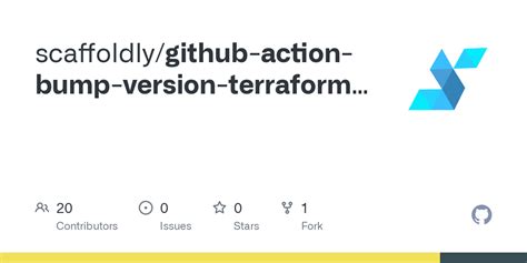 GitHub Scaffoldly Github Action Bump Version Terraform Module