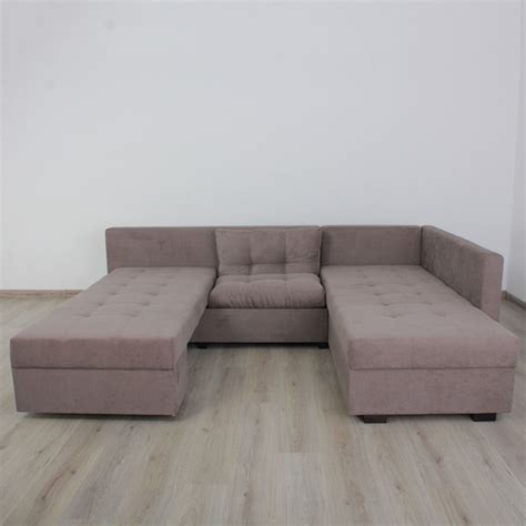 Диван угловой раскладной Benefit 77 Элегант Капучино со столиком с нишей для белья купить