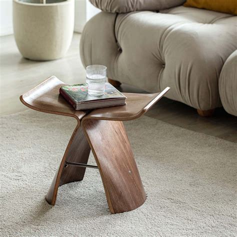 Butterfly Tabouret En Bois Et En Forme De Papillon Nüspace