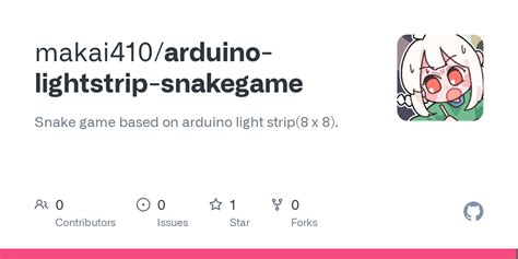 GitHub Makai410 Arduino Lightstrip Snakegame Snake Game Based On Arduino Light Strip 8 X 8