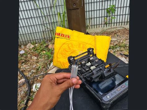 Mad Sabiran Bin Sahar On Linkedin Splicing Work For Pids System And Cctv