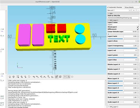 3d Part Design With Inkscape And Openscad 73 Automating Difference With The Customizer