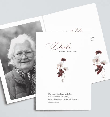 Abschied Kartenserie Zur Trauer
