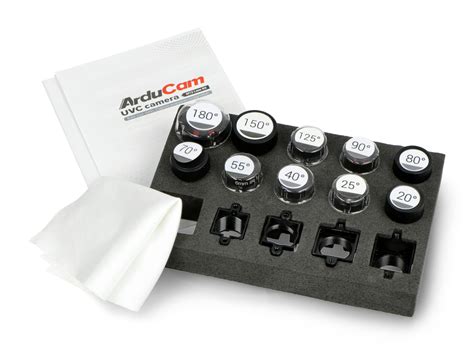 M12 Lens Set For Arducam USB Camera 10pcs Arducam LK005 Botland Robotic Shop