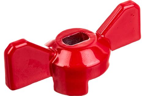 Усиленная ручка-бабочка для крана MasterProf красная 1/2"-3/4" ИС ...