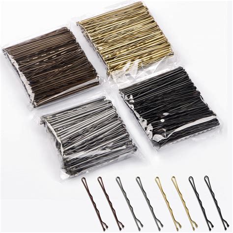【prettyset】50 Pcs 4 Colors 5cm Hair Clip Lady Hairpins Curly Wavy Grips