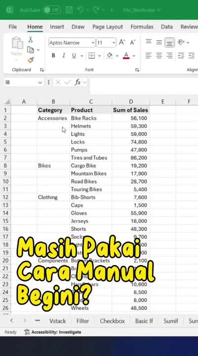 Elfrid Hasman On Linkedin Excel Belajarexcel Belajarexcelpemula Excelcharts Tutorialexcel