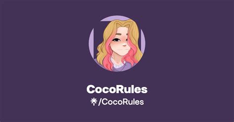 Cocorules Instagram Tiktok Twitch Linktree