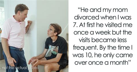 Son Shuts Down Dad Wanting To Forcibly Visit By Saying That Visitation Rights Apply Only Until