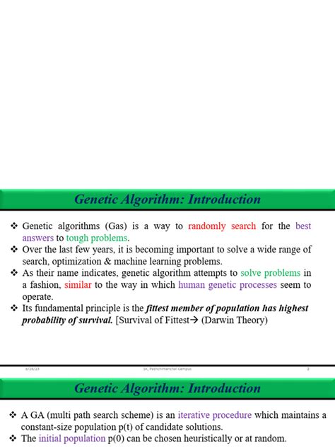 Genetic Algorithm Pdf