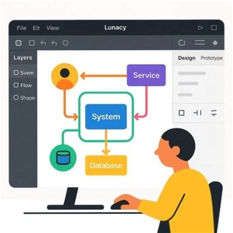 System Context Diagram Software Free Design Tool Lunacy