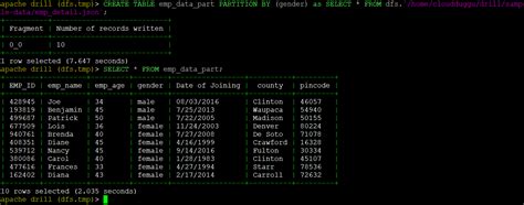 Apache Drill Ddl Statements Tutorial Cloudduggu